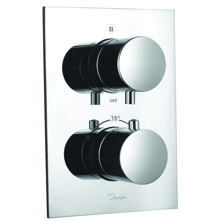 Jaquar Florentine Double Exposed Thermostatic Shower Valve Uk